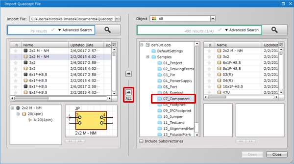 Quadcept - Extract Objects from Cache